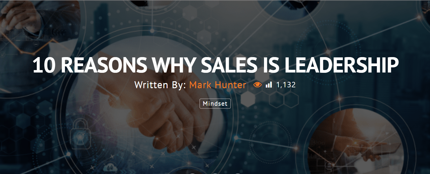 Why Leadership may be the Most Important Sales Trait